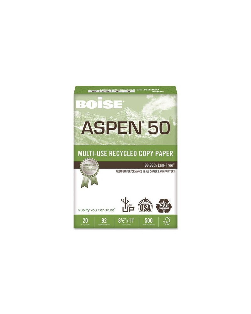 Boise ASPEN 50 Multi-Use Recycled Paper