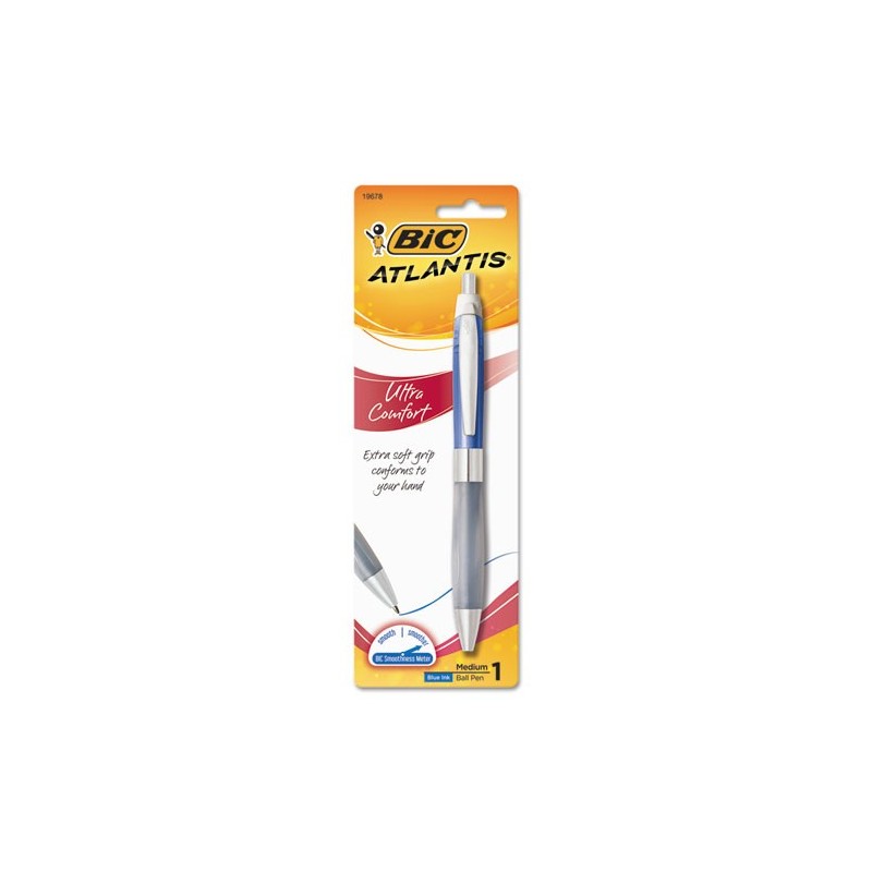 BIC Atlantis Ultra Comfort Retractable Ballpoint Pen