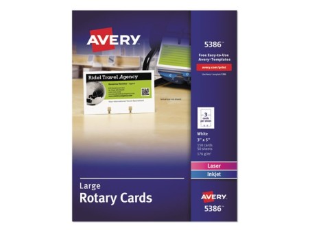 Avery Printable Rotary Cards