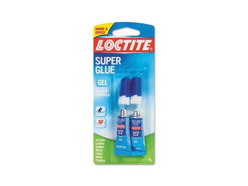 Loctite Super Glue Two-Pack Gel Tubes