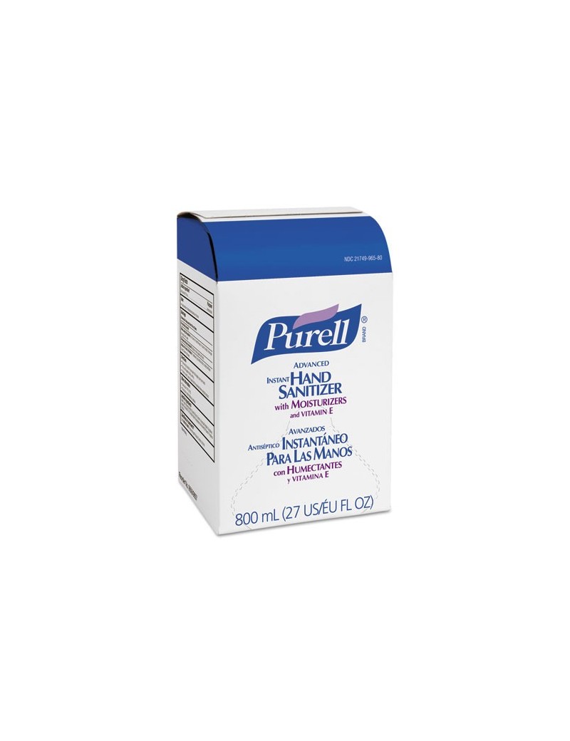 PURELL Instant Hand Sanitizer Refill for 800-mL Bag-in-Box Dispenser