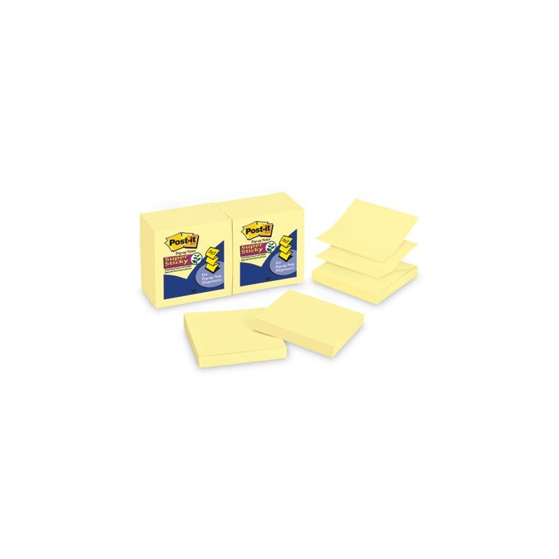 Post-it Pop-up Notes Super Sticky Pop-up 3 x 3 Note Refill