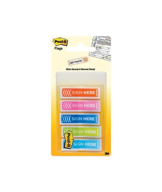Post-it Flags Arrow Message 1/2" Flags
