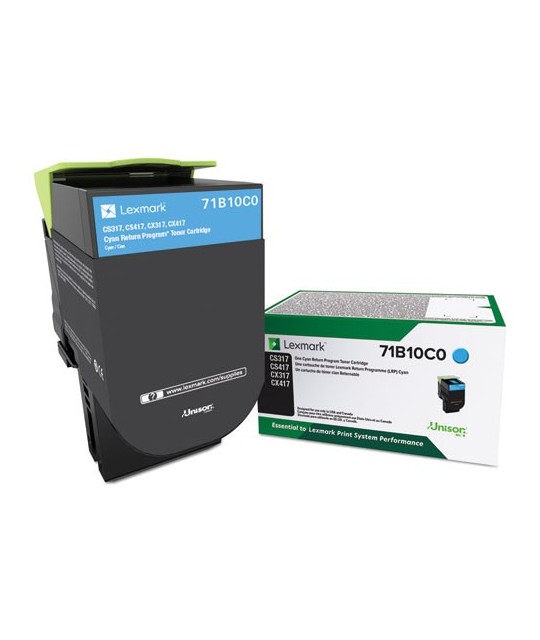 Lexmark 71B10Y0, 71B10M0, 71B10K0, 71B10C0 Toner Cartridge