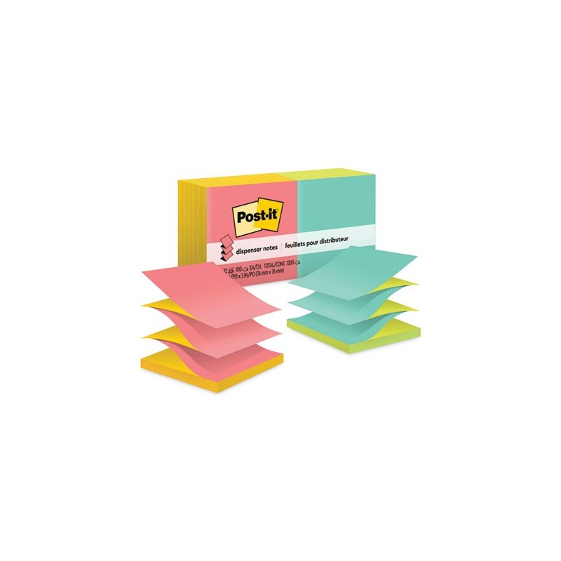 Post-it Pop-up Notes Original Pop-up Refill in Alternating Colors