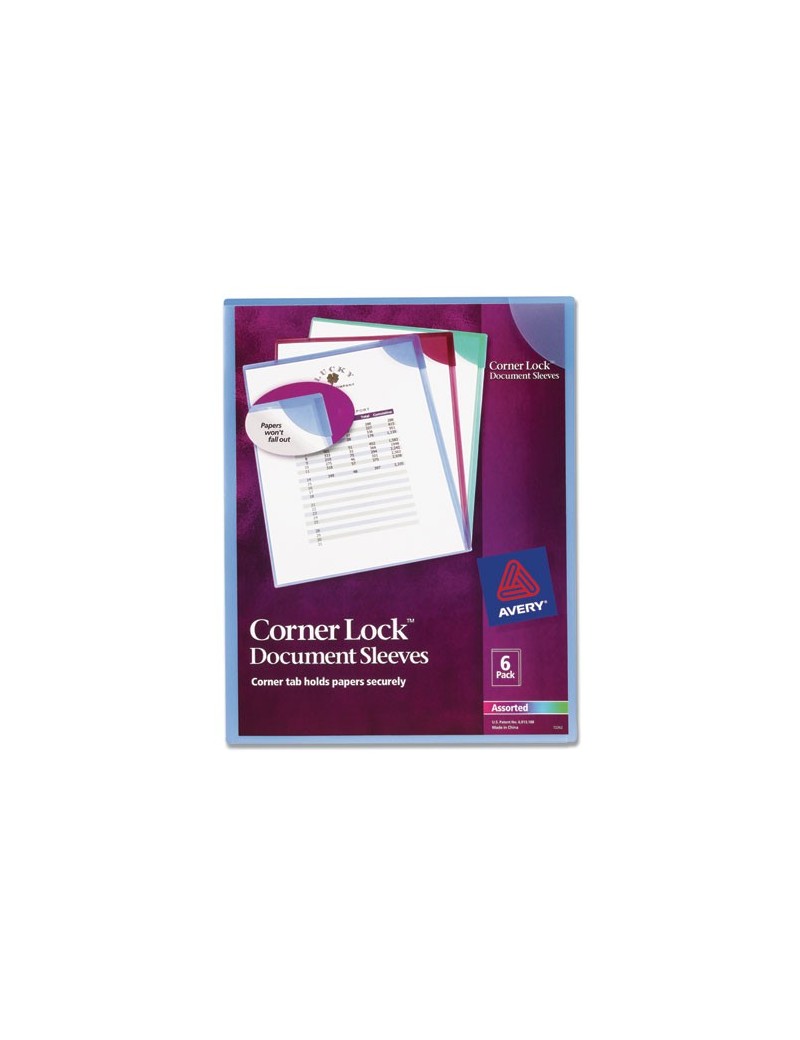 Avery Corner Lock Document Sleeves
