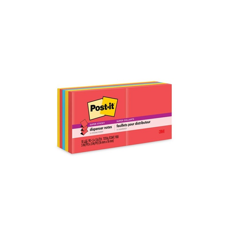 Post-it Pop-up Notes Super Sticky Pop-up 3 x 3 Note Refill Post-it Pop-up Notes Super Sticky Pop-up 3 x 3 Note Refill