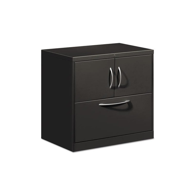 HON Flagship File Center with Storage Cabinet and Lateral File