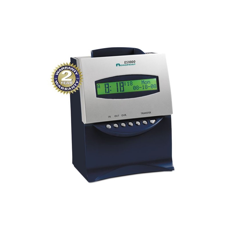 Acroprint ES1000 Atomic Totalizing Payroll Recorder