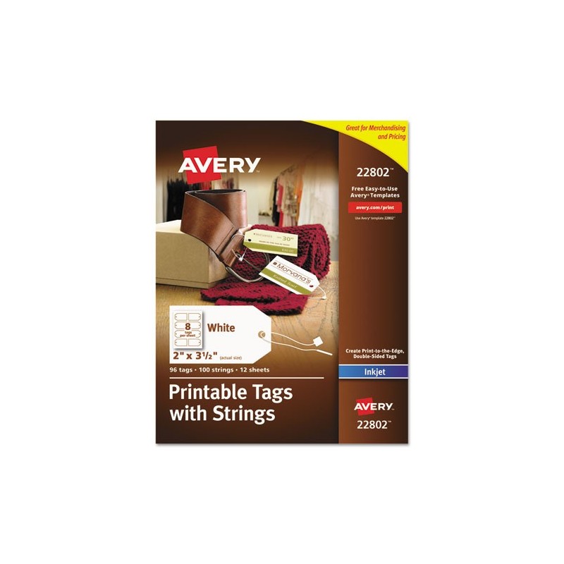 Avery Printable Tags with Strings