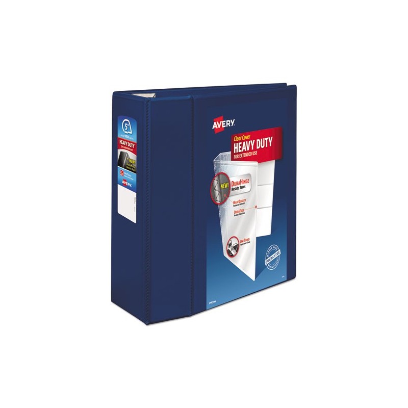 Avery Heavy-Duty View Binder with DuraHinge and Locking One Touch EZD Rings
