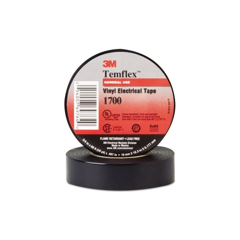 3M Temflex Vinyl Electrical Tape 1700 69764