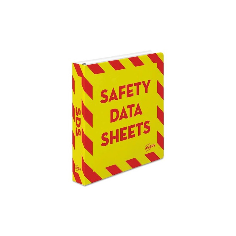 Avery Heavy-Duty Preprinted Safety Data Sheet Binder