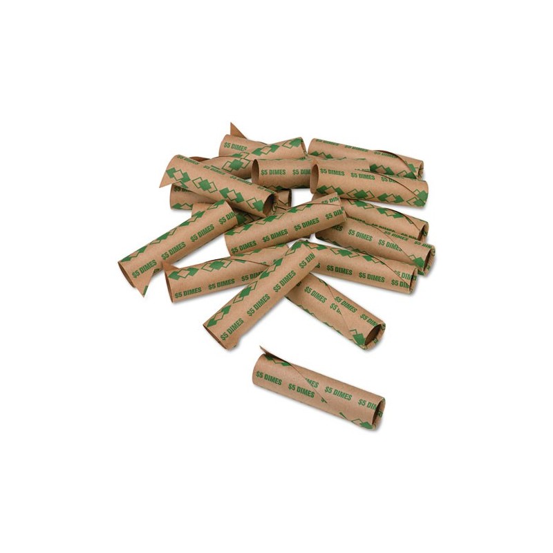 PM Company Preformed Paper Tubular Coin Wrappers