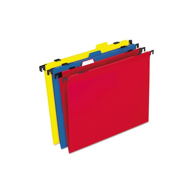 Pendaflex 2-in-1 Colored Poly Folders with Built-in Tabs