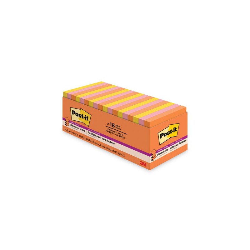 Post-it Pop-up Notes Super Sticky Pop-up 3 x 3 Note Refill Post-it Pop-up Notes Super Sticky Pop-up 3 x 3 Note Refill