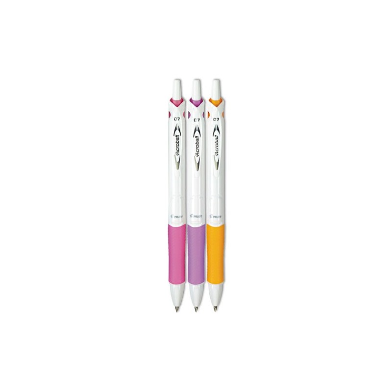 Pilot Acroball PureWhite Advanced Ink Retractable Ball Point Pen