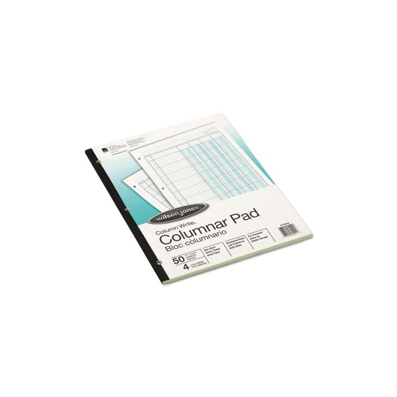 Wilson Jones Column Write Side Bound Columnar Pad