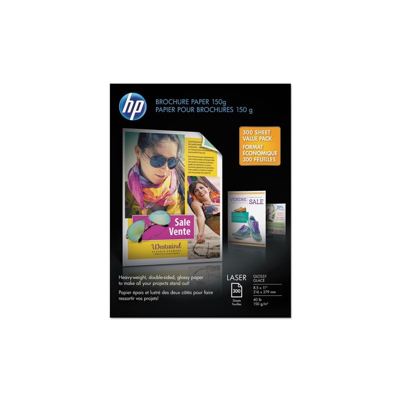 HP Heavy-Weight Laser Glossy Brochure Paper